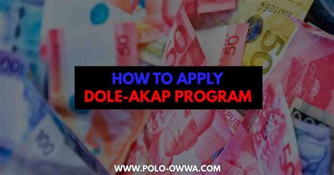 How To Get Dole Akap Php 10000 Ayuda Financial Assistance Polo Owwa