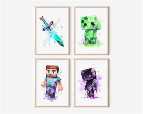 Minecraft Printable Poster