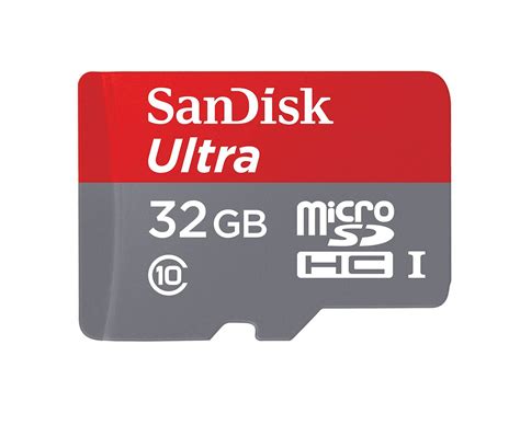 Sandisk Ultra High Speed 32gb Uhs Iclass 10 Micro Sdhc Memory Card