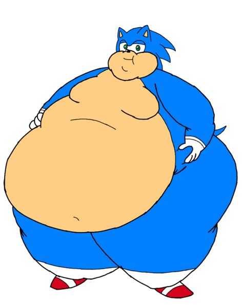 Fat Sonic The Hegdehog By Jtlhunter On Deviantart