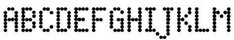 Dot Matrix Free Font Decorativedisplay Retro Technologi What Font Is