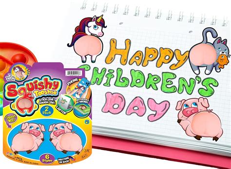 Tooshie Squishy Stickers 3 Packs Of 2 3d Stickers India Ubuy