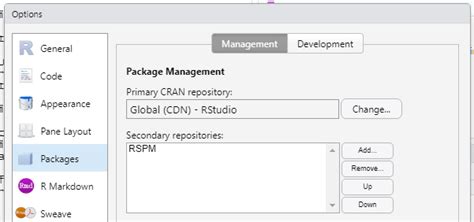Rstudio Python Package Management Gyrs