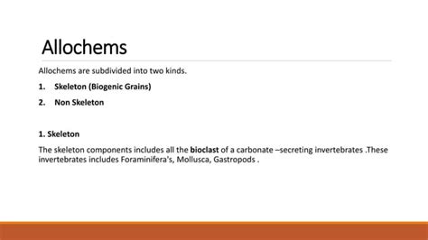 Classification Of Sedimentary Rocks Autochthonous Sediments Pptx