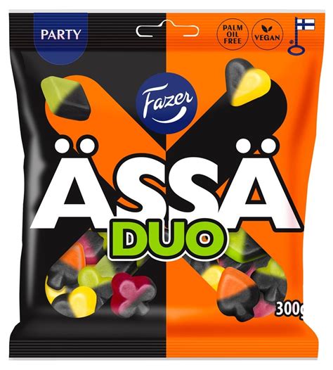 Fazer Ässä Duo 300g 12 Pack Finnish Licorice Candy