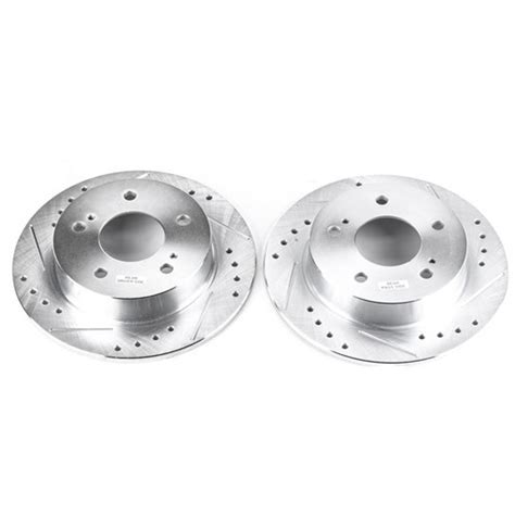Power Stop Fits 94 98 Nissan 240sx Rear Evolution Drilled And Slotted