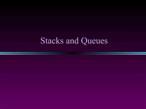 Stack And Its Applications Pptx