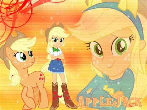 Human Applejack Wallpaper