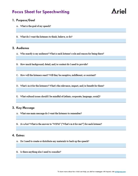 Focus Group Template