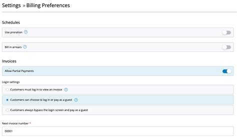 Understanding Your Billing Preferences