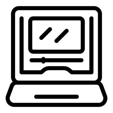 Laptop Showing Editing Software Interface With Editing Panel And Timeline 47439565 Vector Art At