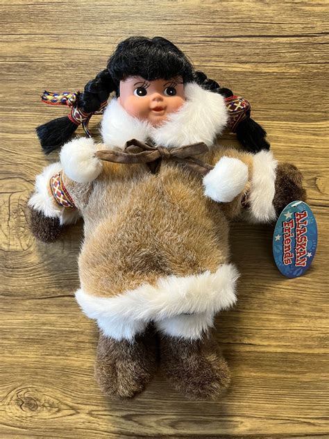 Vintage Alaskan Friends Traditional Alaska Eskimo Doll With Etsy