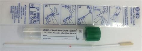 Nasopharyngeal Swab For Pertussis Testing Collection Laboraotry