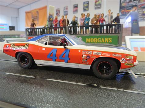 Scalextric Plymouth Barracuda Slotcar Garage Belgium