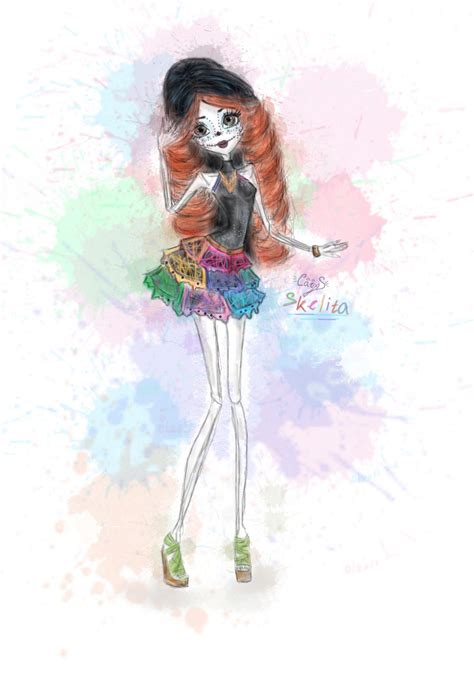 Skelita Calaveras Monster High Drawings