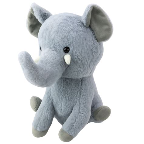 Plush Mascot Cuddly Toy Large Elephant Gray 36cm Toys Plush Toys