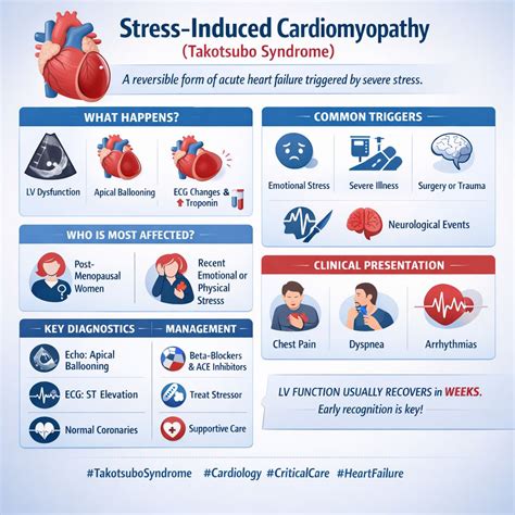Takotsubo Cardiomyopathy A Stress Induced Heart Condition Jenish