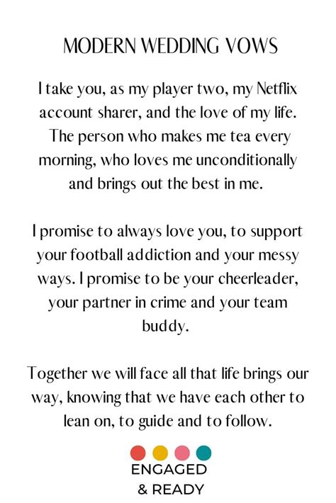 Wedding Vows Modern Examples 60 Photos