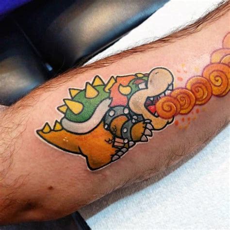 King Bowser Tattoos