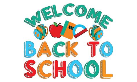 Welcome Back To School T Shirt Design Vector Illustration Funny