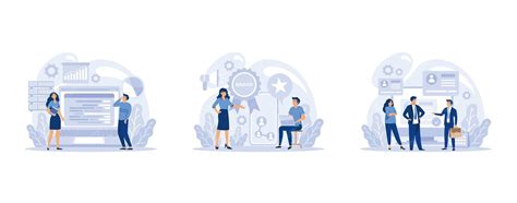 Premium Vector It Profession Set Programmer Write Software And Create Code For Computer