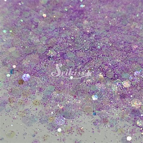 Lilac Iridescent Chunky Glitter Purple Glitter Seikiss