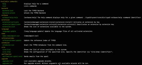 Das Typo3 Cli Command Line Interface