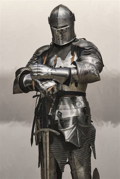Knight2 Evgeny Epanchintsev Medieval Knight Armor Style