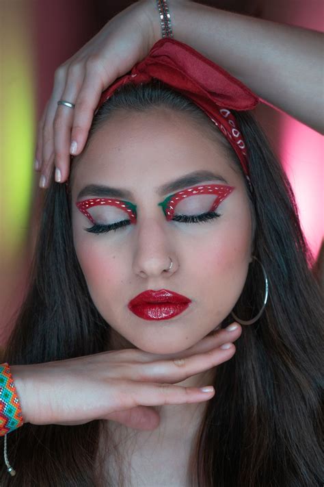 Fruit Makeup Tutorial Strawberry 🍓 Oriana Gimenez Como Maquillarme