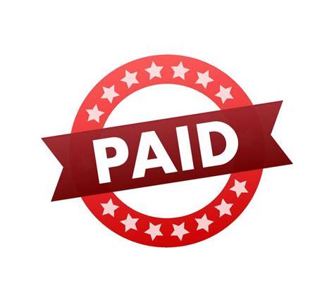 Paid Seal Vector Art Icons And Graphics For Free Download