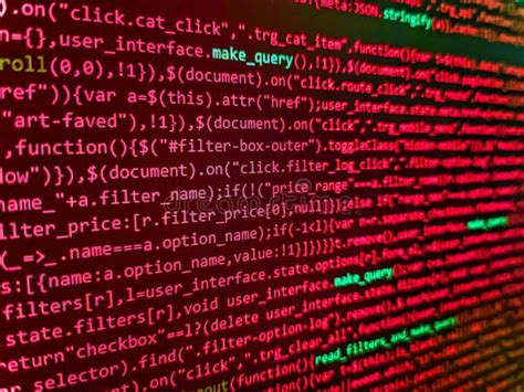 Application Web Source Code On Monitor Programming Source Code