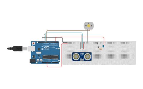 circuit design arduino sensor con motor héctor chávez tinkercad