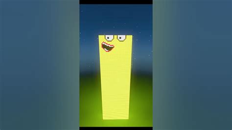 Building Numberblocks 30 But Glowing In Minecraft Shorts Youtube