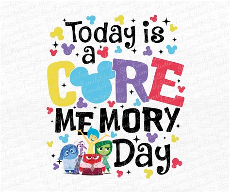 Today Is A Core Memory Day Svg Png Inside Out Svg Png All The Feels