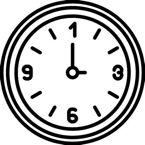 Clock Vector SVG Icon SVG Repo