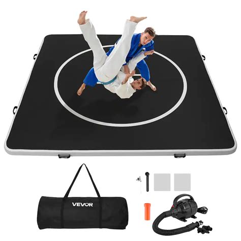 Vevor 10x10 Ft Wrestling Mat Inflatable Martial Arts Thick Mat For