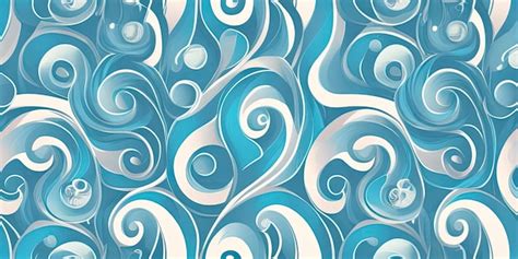 Premium Photo A Seamless Pattern With Swirls And Swirls