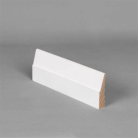 White Primed Pine Wood Casing 3½” Height Style Step Beveled Constrade