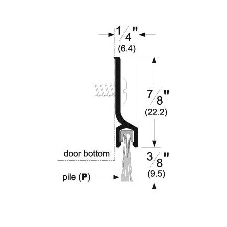 Pemko 309dp 3 Door Bottom Access Hardware