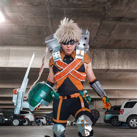 My Hero Academia Bakugou Warmachine Cosplay Pattern Eva Foam