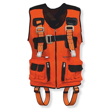 Gen 21 Fall Protection System Unisex Orange Reusable Safety Gear