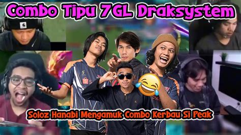 Soloz Hanabi Mngganas 7gl Darksystem Combo Ganas 🤣😂 Mobile Legends