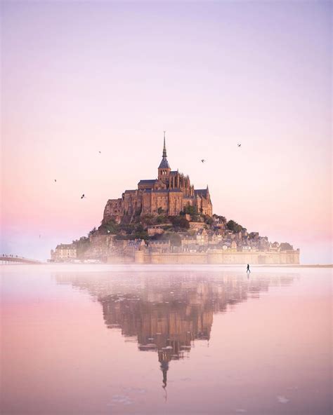 Sunrise At Mont Saint Michel Rmostbeautiful