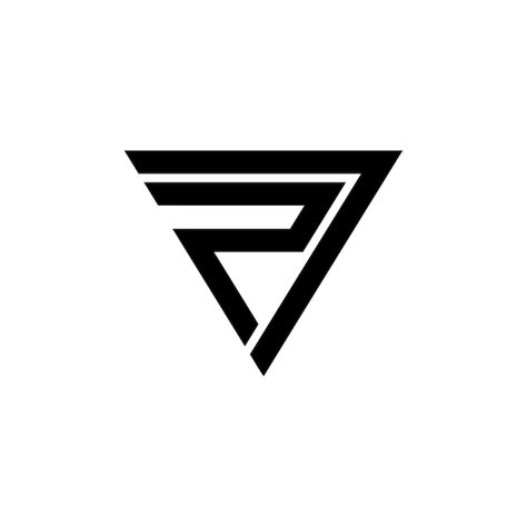 Création De Logo R7 Vecteur Premium