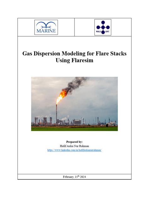 Gas Dispersion Modeling For Flare Stacks Using Flaresim Pdf