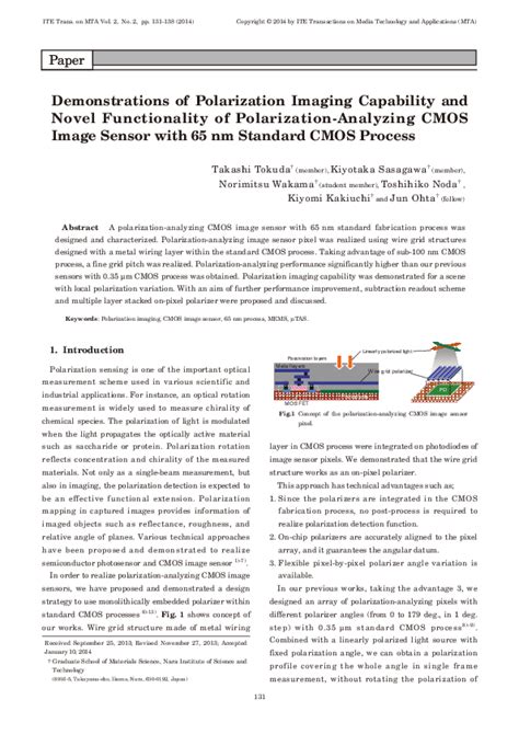 Pdf Paper Demonstrations Of Polarization Imaging Capability And Novel Functionality Of