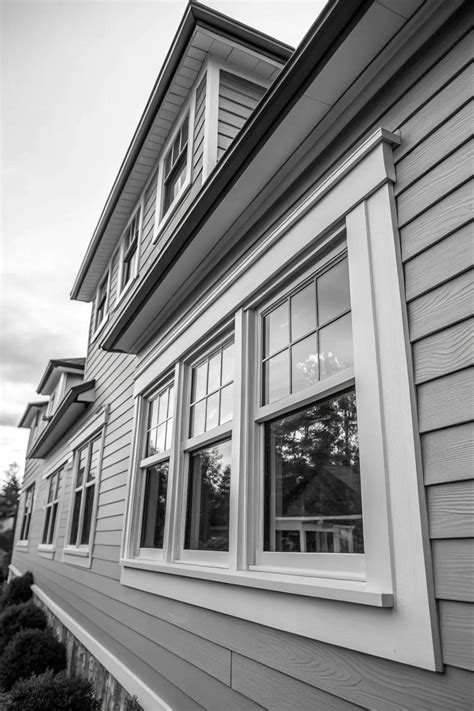 Creative Window Designs Using Hardie Trim Light And Layer