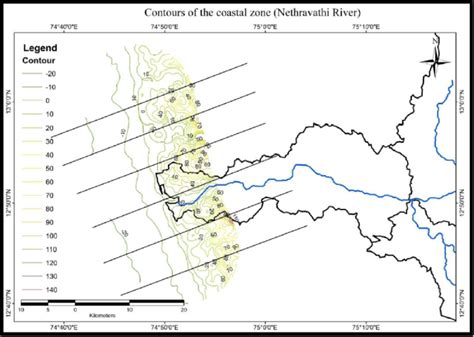 Bathymetry Of The Ocean Bed Near The Netravati River Download