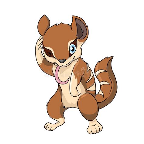 Numbat Cartoon Illustration Stock Vector Illustration Of Exotic