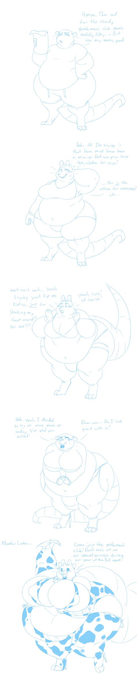 Rule 34 2021 Absurd Res Anthro Bottomwear Breast Growth Breasts Bulge Clothing Cricetid